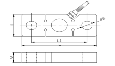 Alloy Steel Tension Link Load Cell , 5t 10t 50t 100t 500t Crane Load ...