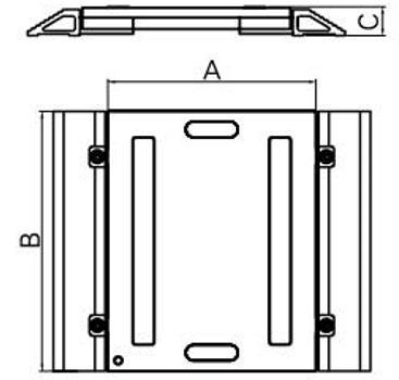 Wired Static Portable Axle Vehicle Dynamometer Aluminium Structure