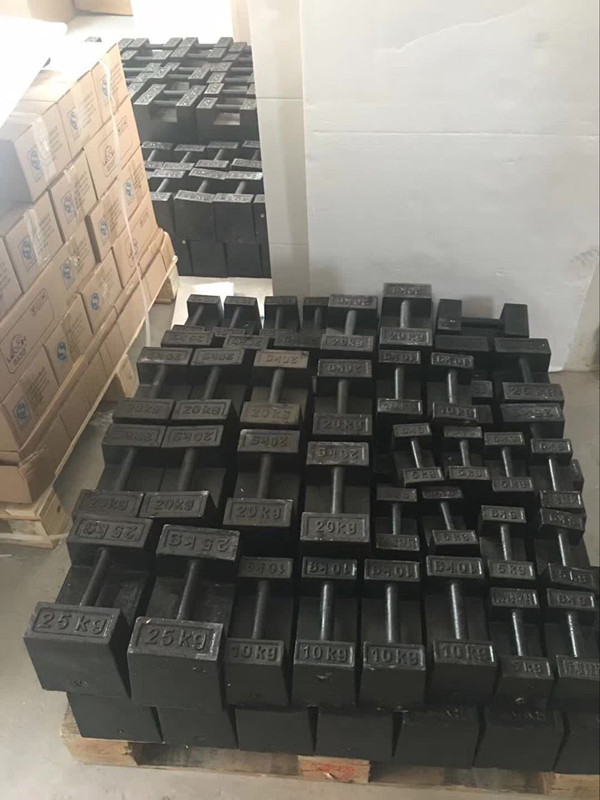 500kg M1 20kg 10kg cast iron test weight for crane, cast iron weight ...