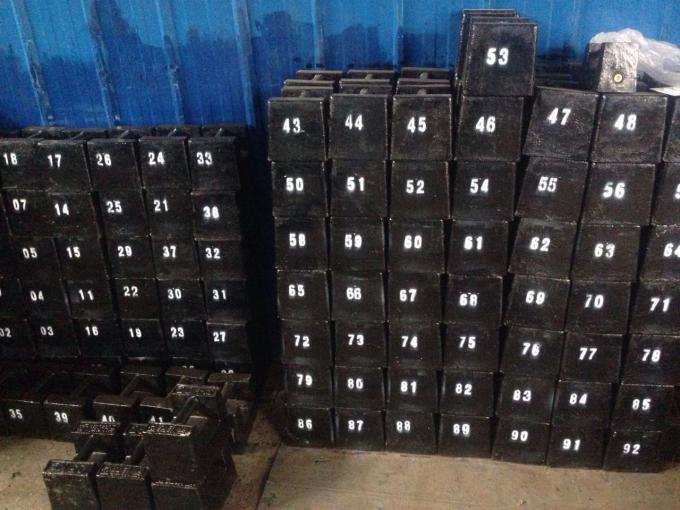 500kg M1 20kg 10kg cast iron test weight for crane, cast iron weight ...