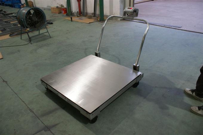 Movable Stainless Steel Platform 3T Electronic Floor Scale Non Slip