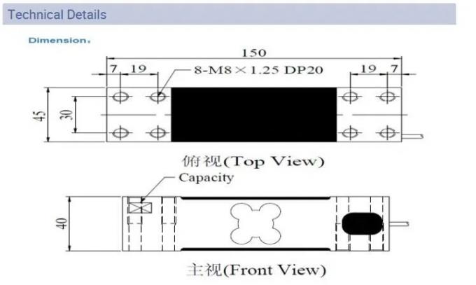 Mavin NA4 Load Cell 200kg Single Point Cast Aluminum Weight Sensor For ...