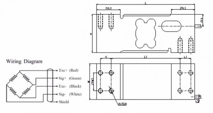 Keli UDA Single Point Load Cell 300kg 500kg Sensor For Platform Scale