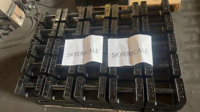 Stackable 20kg Test Weights M1 20kg Cast Iron Calibration Weights For Crane
