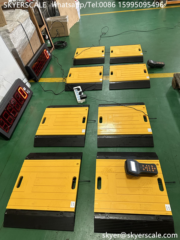 Digital Static Dynamic Portable Axle Car Weighing Scale System Weigh ...