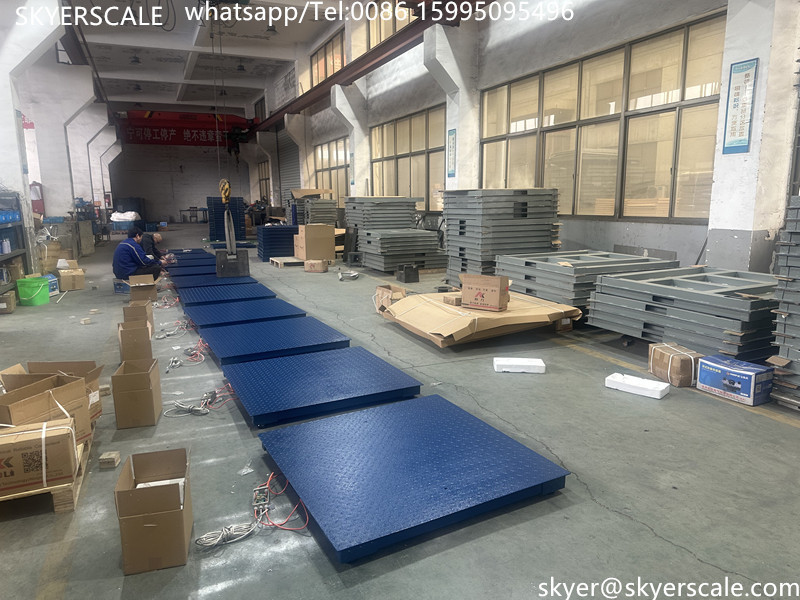 Industrial Scale 2000kg Platform Floor Scales With Durable Alloy Steel ...