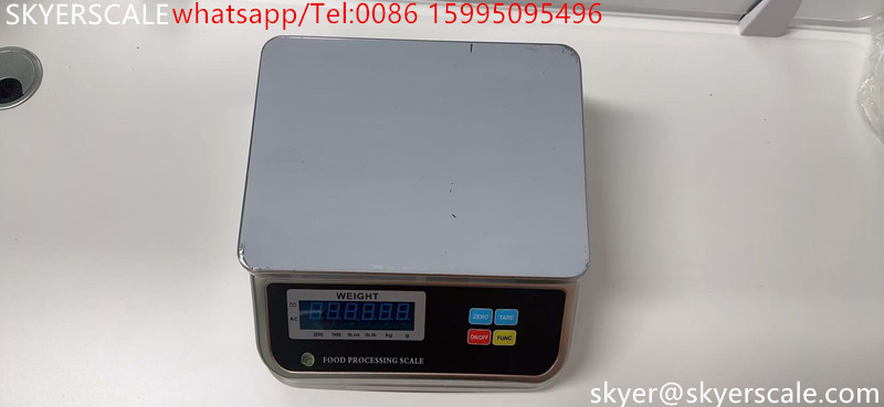 IP68 D6 Series Waterproof 30kg Digital Weighing Scale Seafood ...