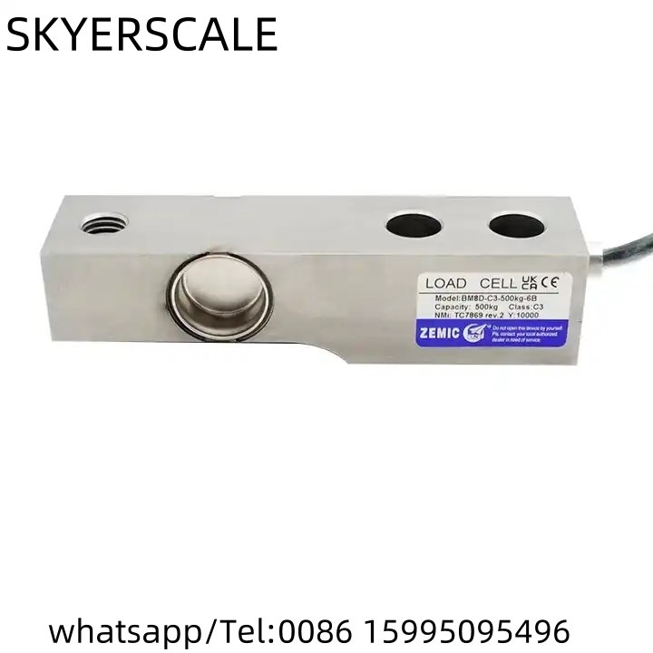 Zemic 500 Kg BM8D B8D Stainless Steel Load Cell Sensor With Foot For Platform Scale