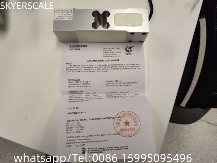 Zemic L6E3 300kg Testing Load Cell Balance With Pressure Sensors For ...
