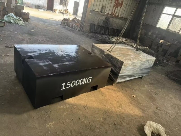 15000kg Cast Iron Weighing Plate Corrosion Resistant For Large Scale ...