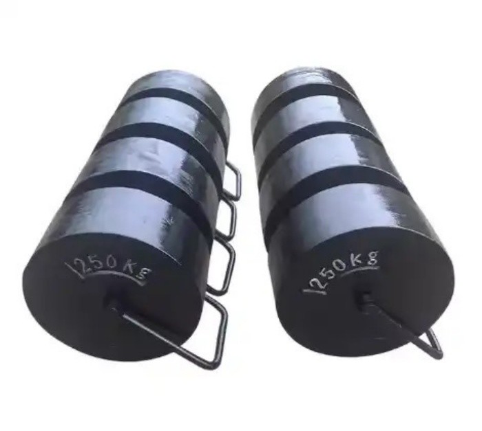 OIML Standard Stackable 250kg M1 Test Weights Cast Iron Calibration ...