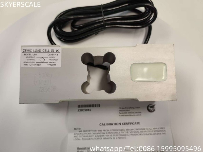 ZEMIC L6G 500kg Load Sensor Cells For Industrial Weight Platform Bench ...