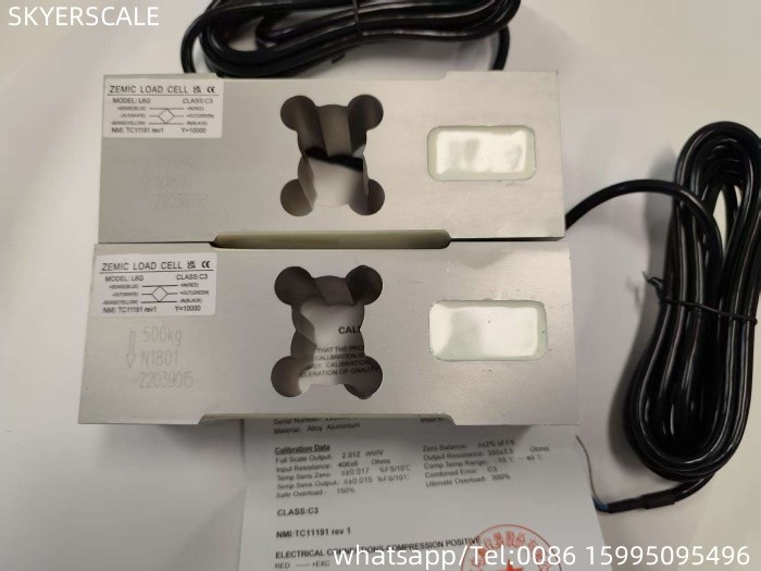ZEMIC L6G 500kg Load Sensor Cells For Industrial Weight Platform Bench ...