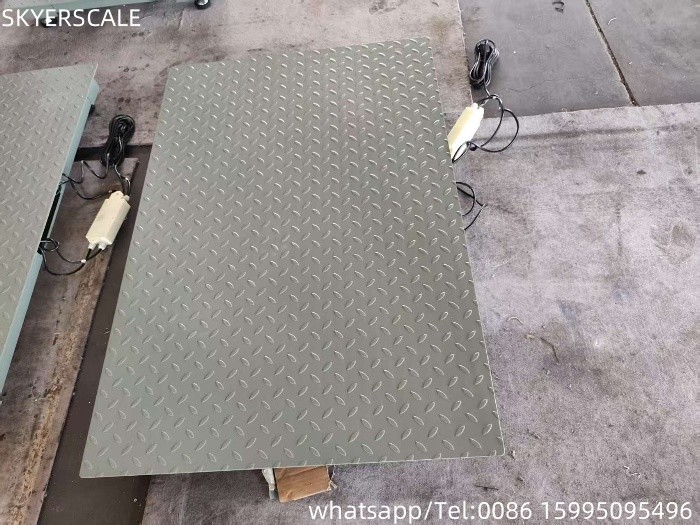 3T-5T Rated Load Mild Steel Floor Scale 0.9x1.5m For Industrial ...