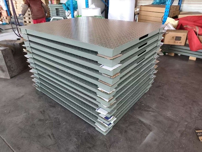 3T-5T Rated Load Mild Steel Floor Scale 0.9x1.5m For Industrial ...