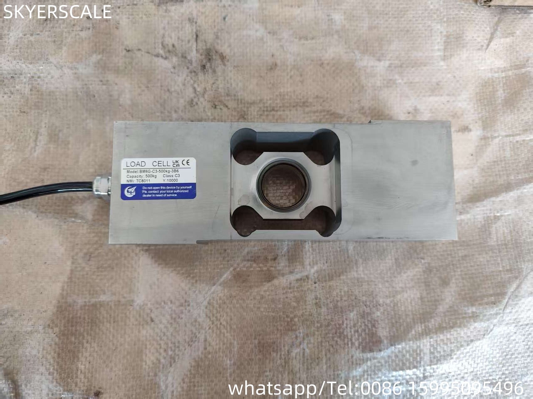 IP68 Waterproof Load Cell Stainless Steel Zemic BM6G 50kg 100kg 300kg ...