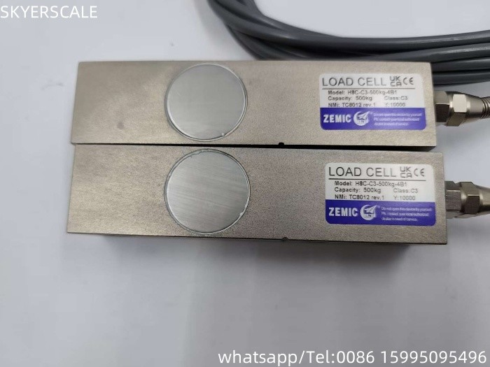 Zemic H8C 500kg Load Cell Force Sensors For Floor Weighing Scale