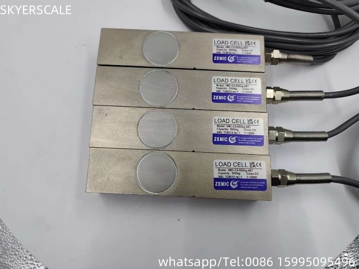 Zemic H8C 500kg Load Cell Force Sensors For Floor Weighing Scale