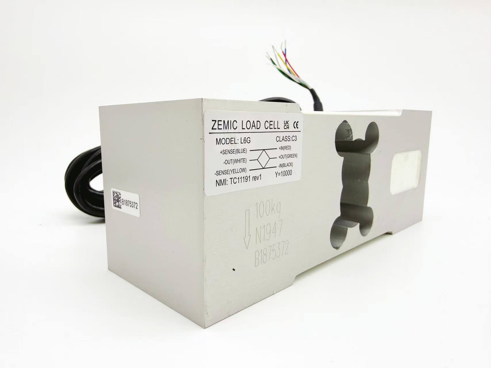 Aluminum 100kg zemic L6G Capacity IP65 Single Point Load Cell for ...